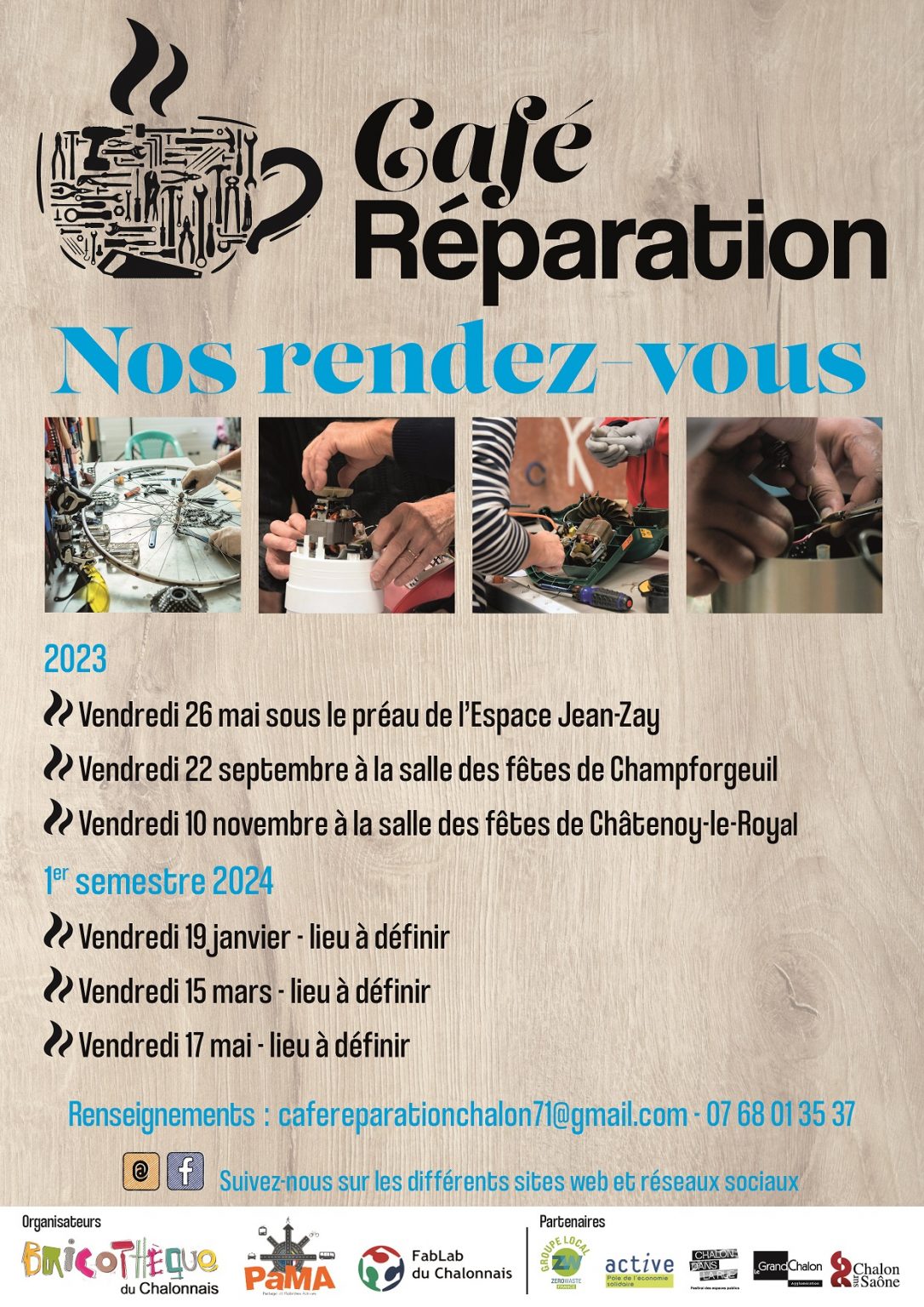Café-Réparations 2023 – Bricothèque du Chalonnais